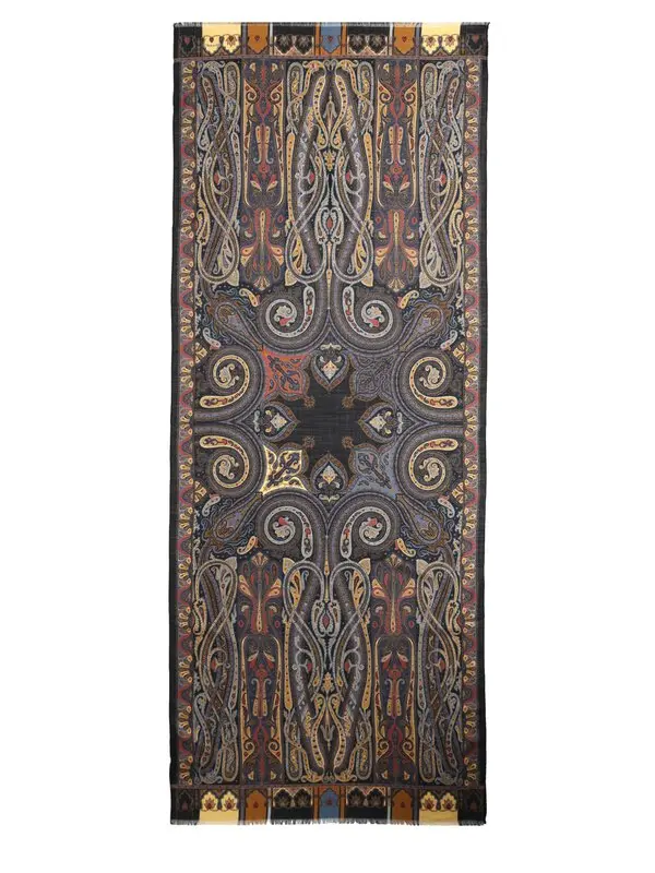 Etro Foulard "boheme" Paisley Print Scarf