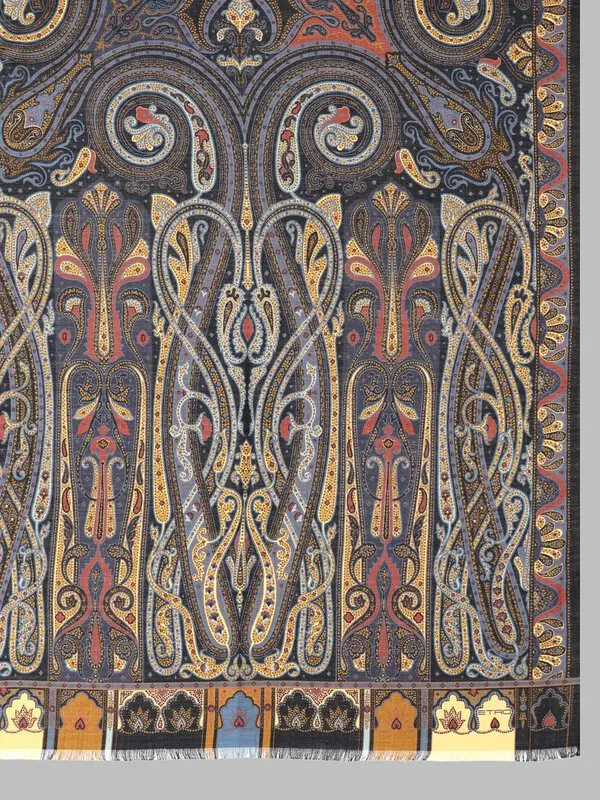 Etro Foulard "boheme" Paisley Print Scarf