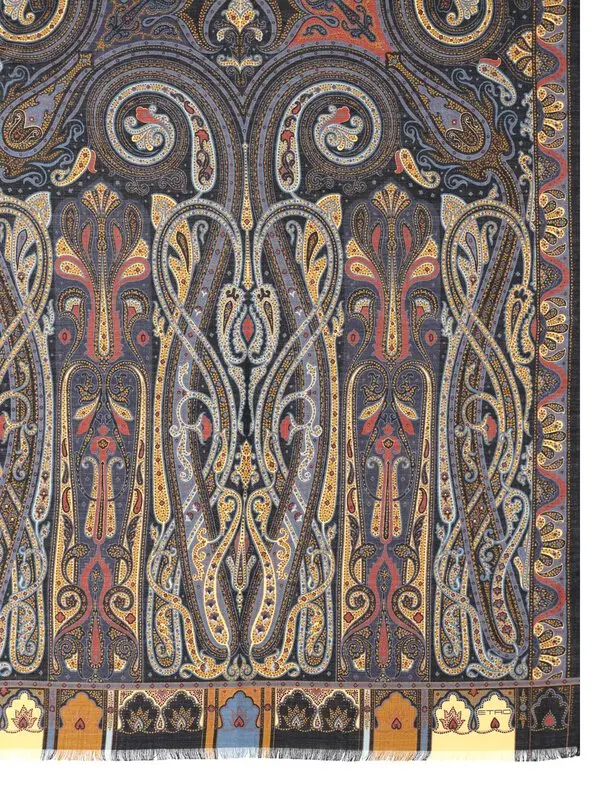 Etro Foulard "boheme" Paisley Print Scarf