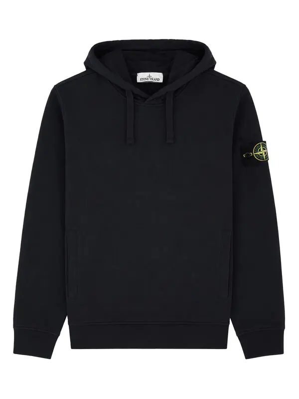 Stone Island Felpa Con Patch Logo