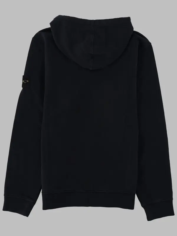 Stone Island Felpa Con Patch Logo