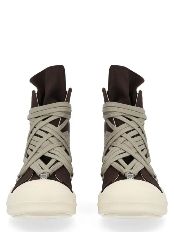 Rick Owens Sneaker In Denim "megalace