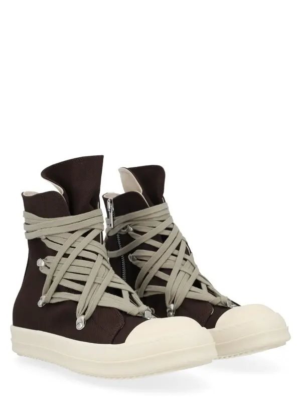 Rick Owens Sneaker In Denim "megalace