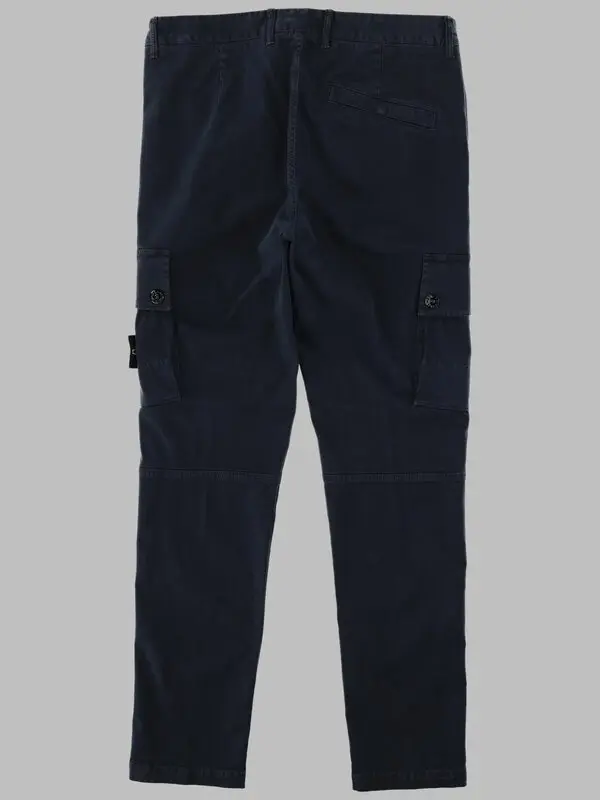 Stone Island Cargo Jeans With Logo Patch
