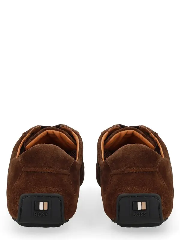 BOSS Noel Suede Lace-up Sneakers