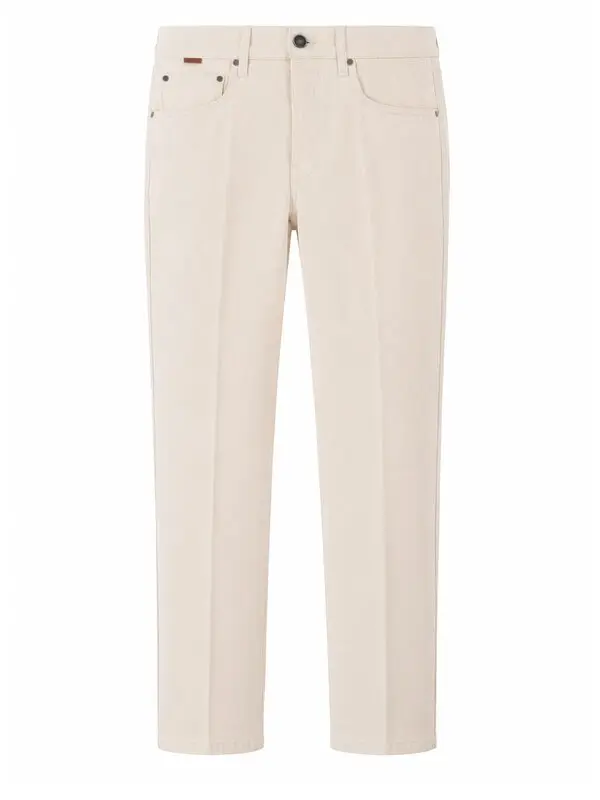 LARDINI Cotton Denim Trousers
