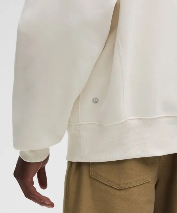 Lululemon Steady State Superloft Half Zip Sweatshirt - Light Ivory
