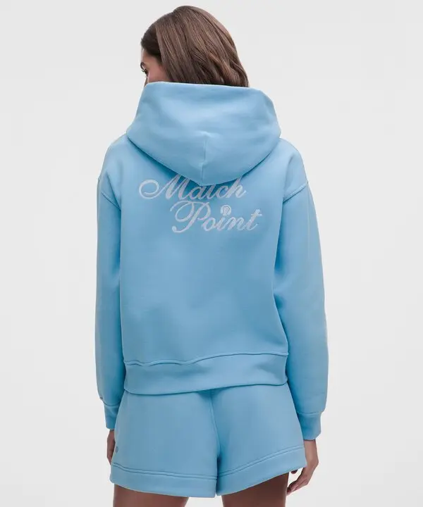 Lululemon Steady State Superloft Hooded Sweatshirt - Dreamy Blue/white