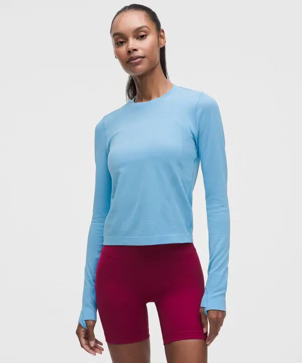 Lululemon Super Swiftly Long Sleeve Shirt - Dreamy Blue