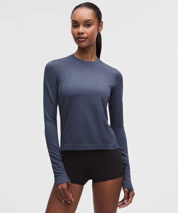 Lululemon Super Swiftly Long Sleeve Shirt - Dusty Diamond