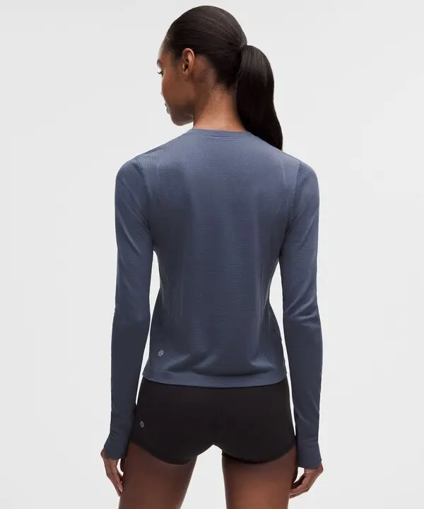 Lululemon Super Swiftly Long Sleeve Shirt - Dusty Diamond