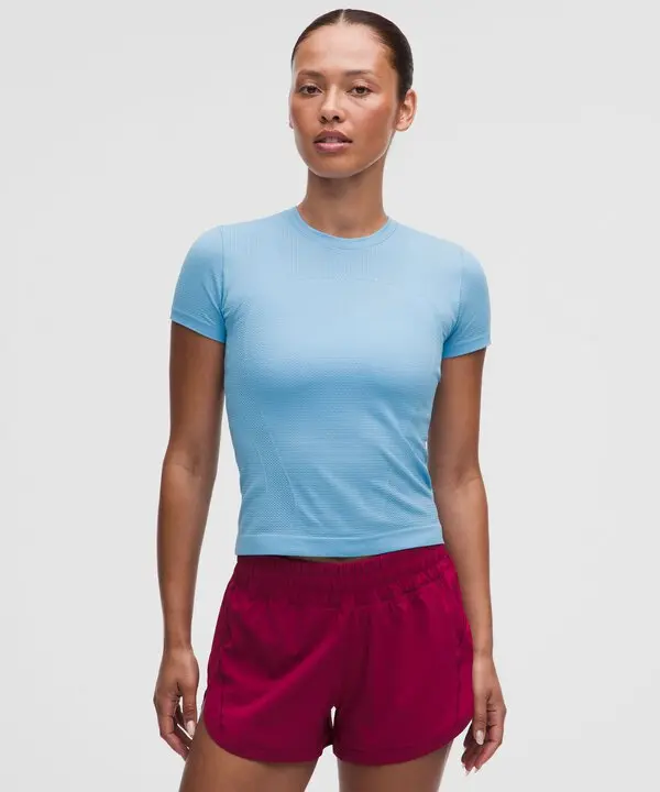 Lululemon Super Swiftly Short-sleeve Shirt - Dreamy Blue