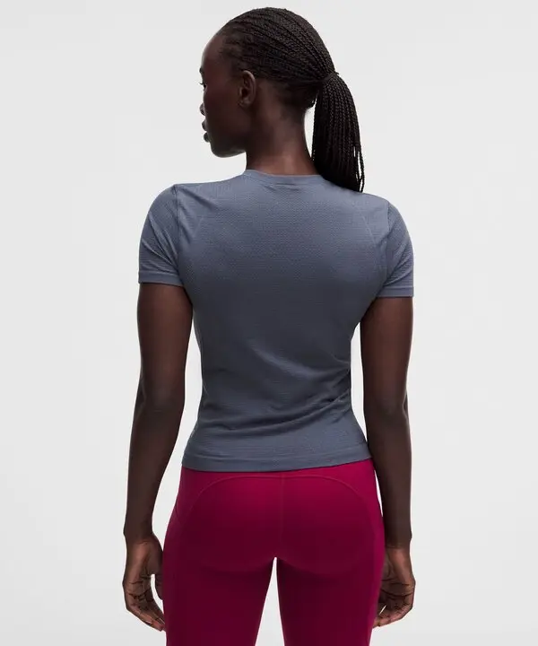 Lululemon Super Swiftly Short-sleeve Shirt - Dusty Diamond