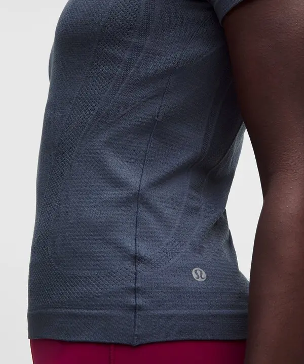 Lululemon Super Swiftly Short-sleeve Shirt - Dusty Diamond
