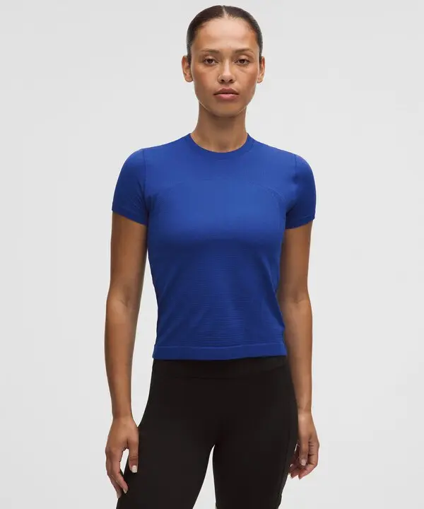 Lululemon Super Swiftly Short-sleeve Shirt - Sapphire Sprint