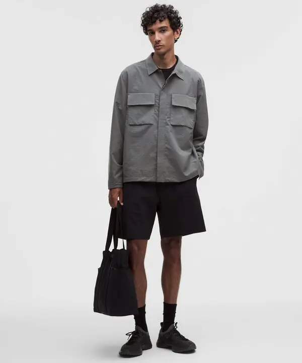 Lululemon Ultralight Wovenair Long-sleeve Shirt - Onyx Grey