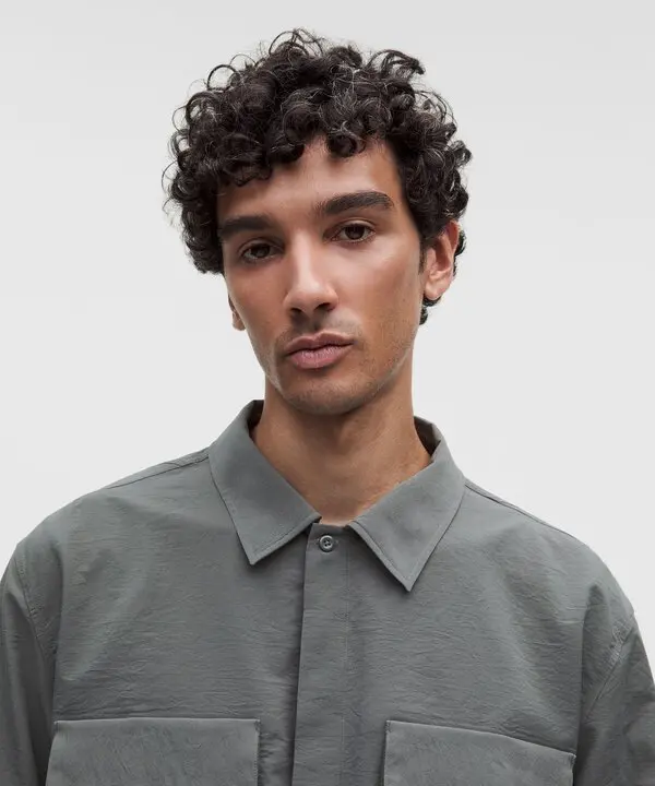 Lululemon Ultralight Wovenair Long-sleeve Shirt - Onyx Grey