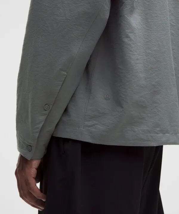 Lululemon Ultralight Wovenair Long-sleeve Shirt - Onyx Grey