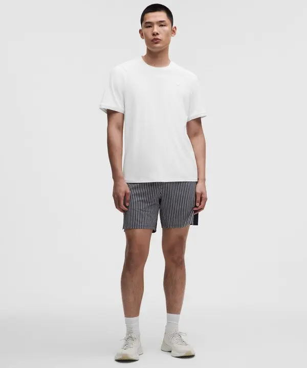 Lululemon Uv-protective Textured Mesh Tennis Shirt - White/white/white