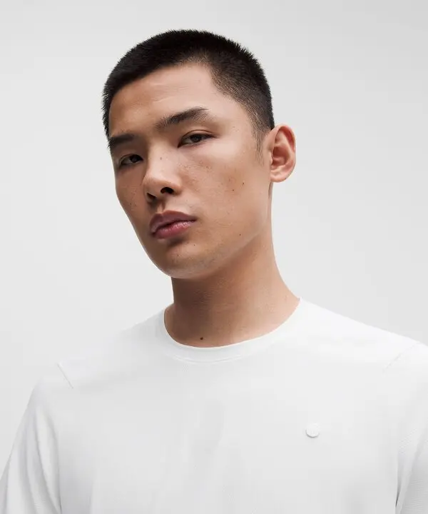 Lululemon Uv-protective Textured Mesh Tennis Shirt - White/white/white