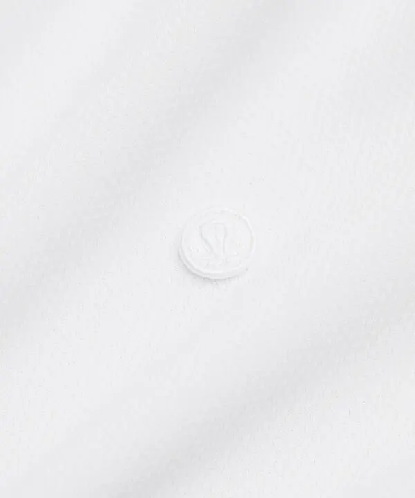 Lululemon Uv-protective Textured Mesh Tennis Shirt - White/white/white