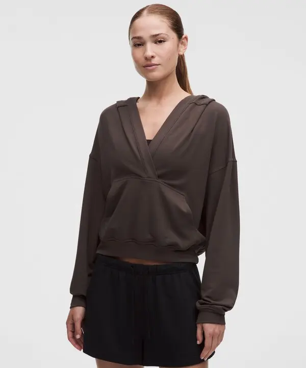 Lululemon Becalm Oversized Hoodie - Mahogany Muse