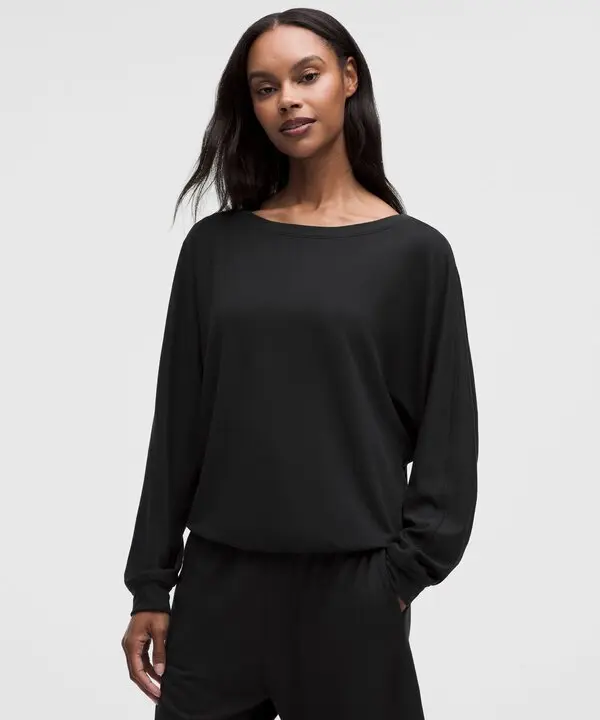 Lululemon Becalm Oversized Sweatshirt - Black