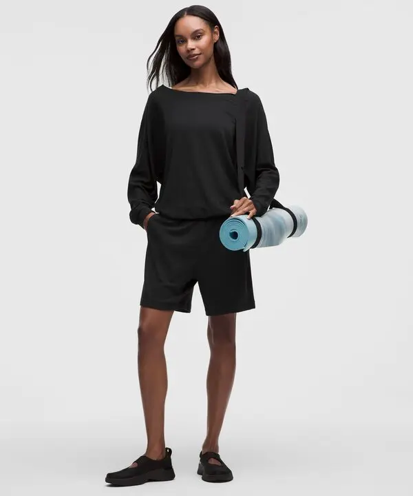 Lululemon Becalm Oversized Sweatshirt - Black
