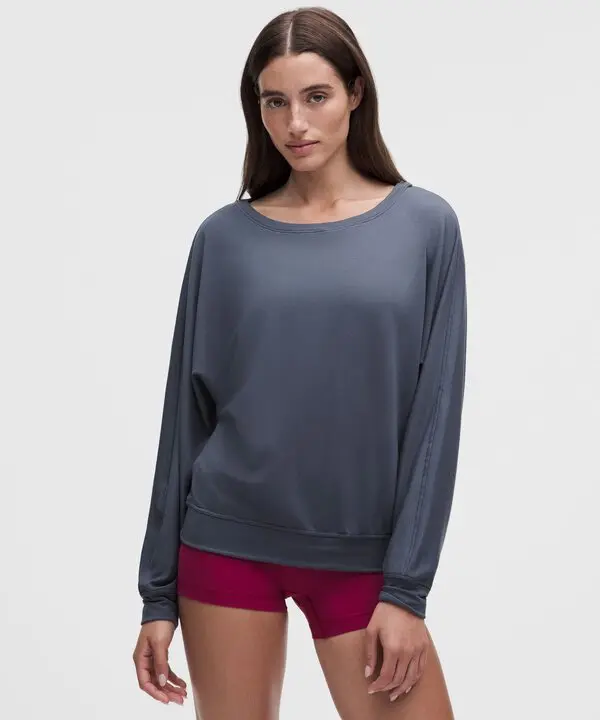 Lululemon Becalm Oversized Sweatshirt - Dusty Diamond