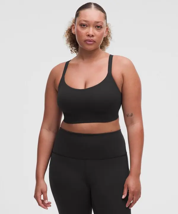 Lululemon Wunder Train Strappy Racer Bra - Black
