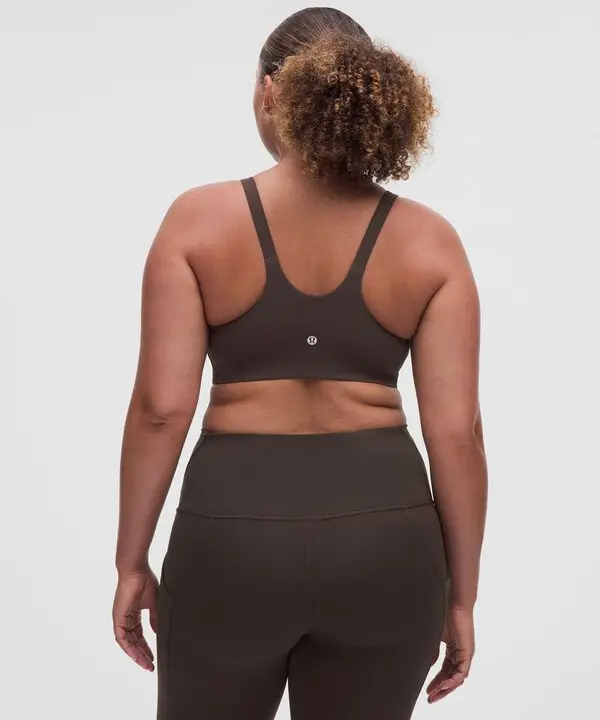 Lululemon Wunder Train Strappy Racer Bra - Mahogany Muse
