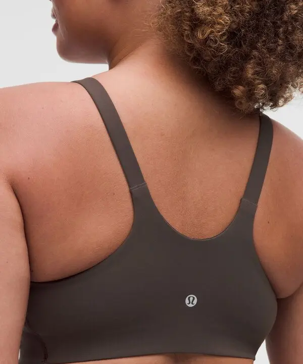 Lululemon Wunder Train Strappy Racer Bra - Mahogany Muse