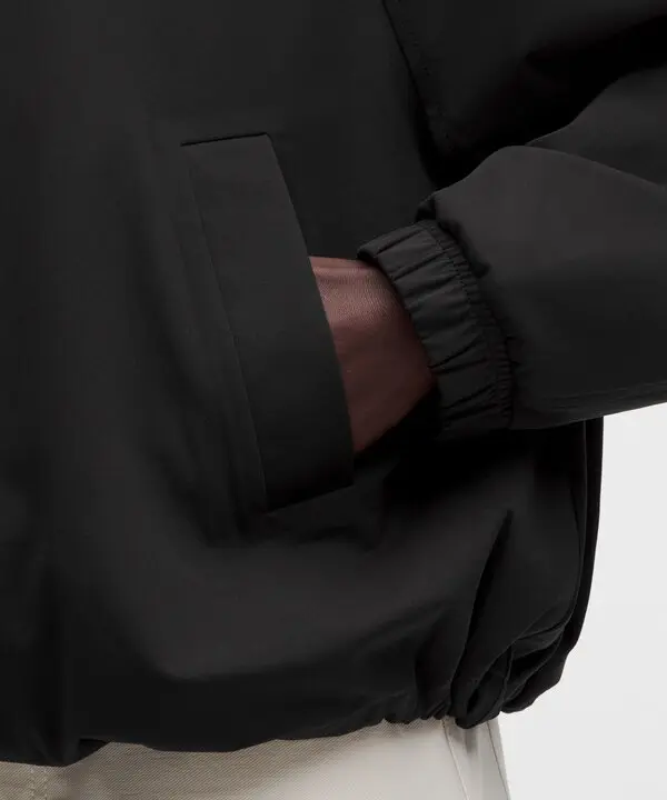 Lululemon Daydrift Jacket With Collared Neckline And Zip-up Closure - Black