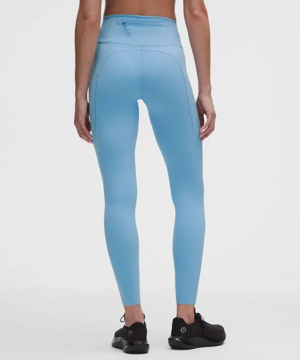Lululemon Fast And Free 6-pocket High-rise Tight 28" Running Essentials - Dreamy Blue