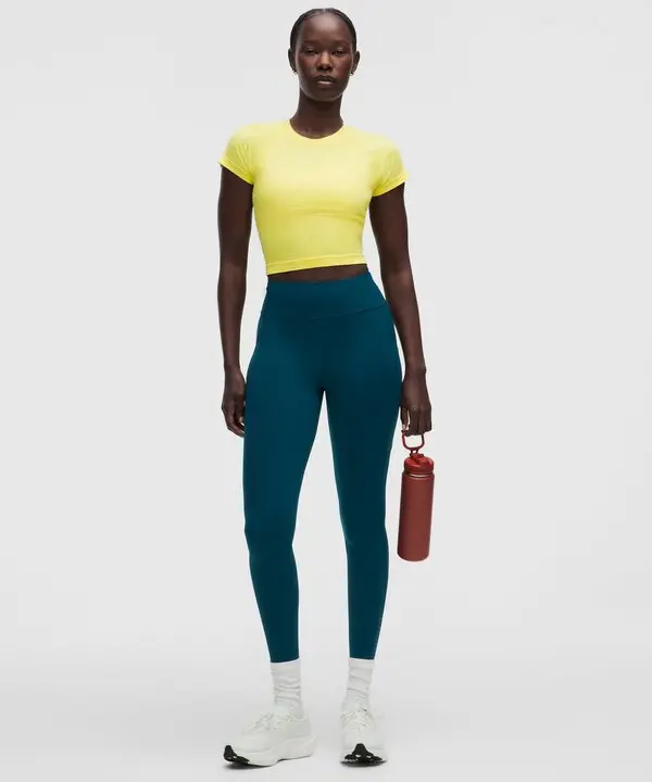 Lululemon Fast And Free 6-pocket High-rise Tight 28" Running Essentials - Remixed Marine