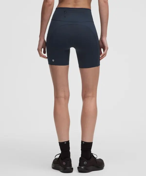 Lululemon Fast And Free 6-pocket High-rise Short 6 - True Navy