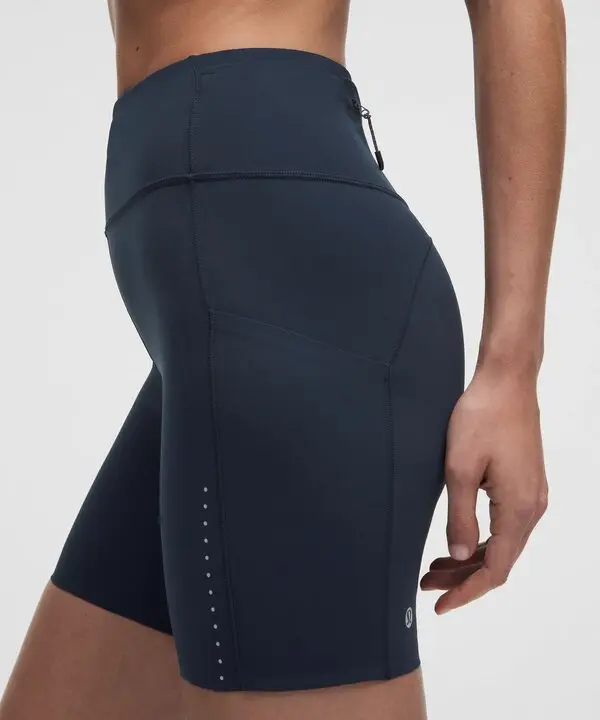 Lululemon Fast And Free 6-pocket High-rise Short 6 - True Navy