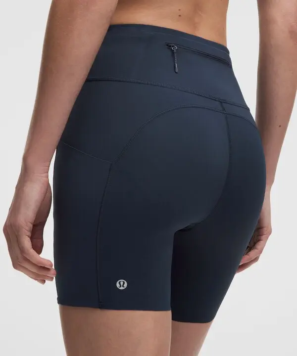 Lululemon Fast And Free 6-pocket High-rise Short 6 - True Navy