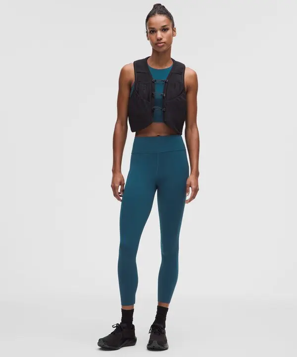 Lululemon Fast And Free 6-pocket High-rise Tight 25" Running Leggings - Remixed Marine