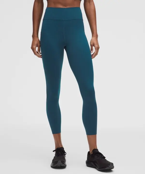 Lululemon Fast And Free 6-pocket High-rise Tight 25" Running Leggings - Remixed Marine
