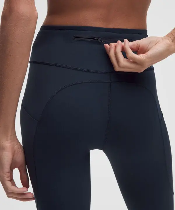 Lululemon Fast And Free 6-pocket High-rise Tight 25 - True Navy