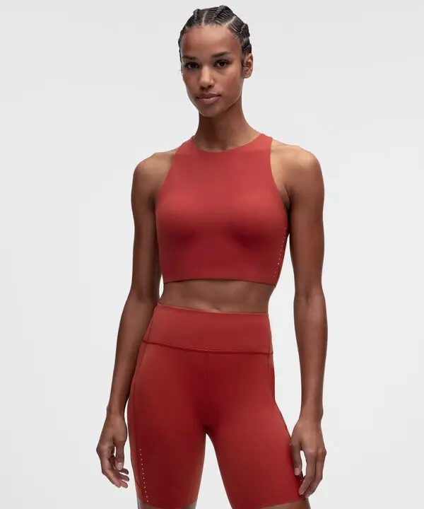 Lululemon Fast And Free Bra Medium Support, B/c Cup - Rocket Red