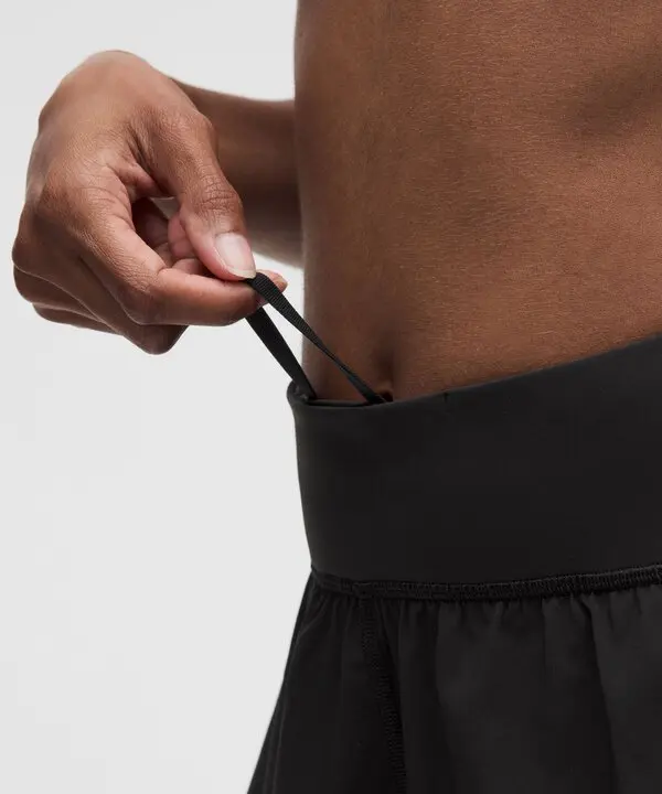 Lululemon Fast And Free Mid-rise Split Short 3 - Black