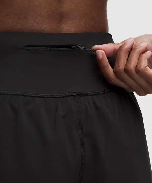 Lululemon Fast And Free Mid-rise Split Short 3 - Black