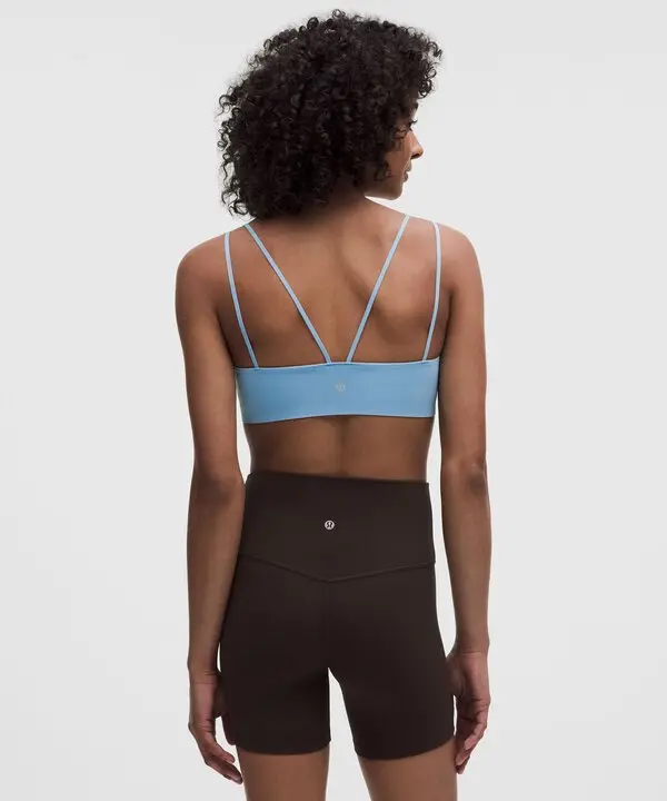 Lululemon Flexyflex Double-strap Yoga Bra - Dreamy Blue