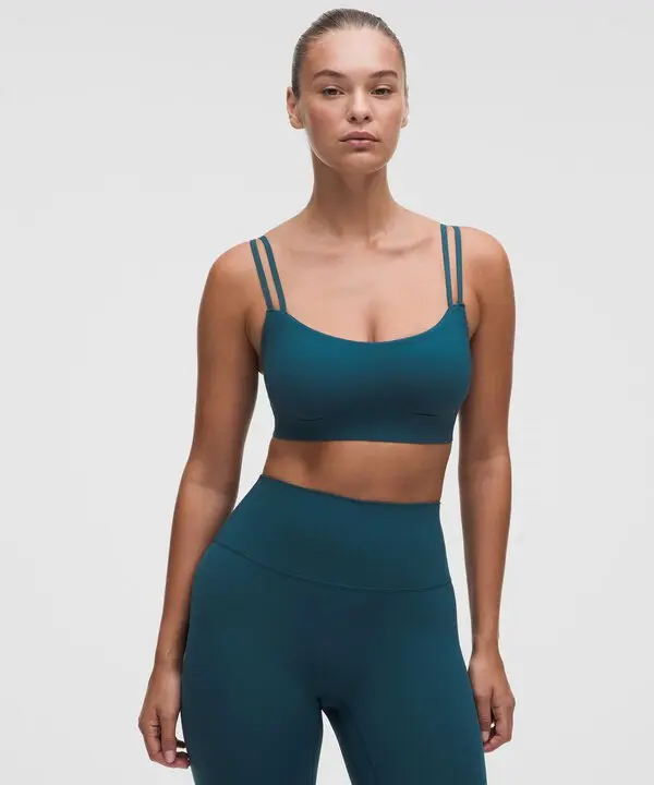 Lululemon Flexyflex Double-strap Yoga Bra - Remixed Marine