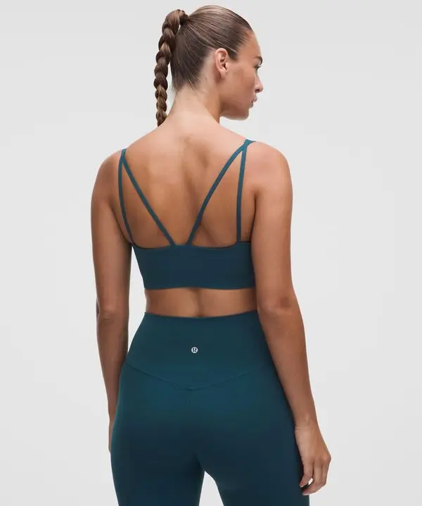 Lululemon Flexyflex Double-strap Yoga Bra - Remixed Marine