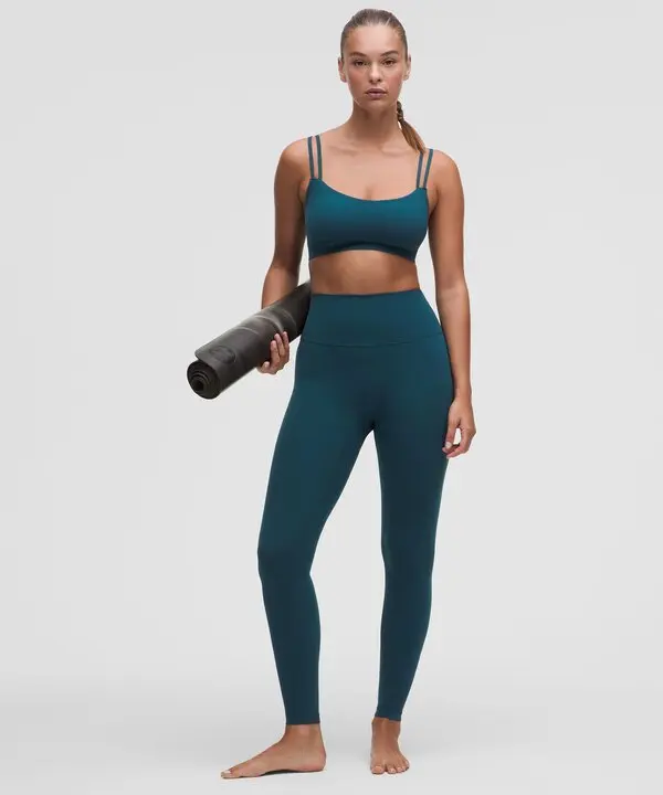 Lululemon Flexyflex Double-strap Yoga Bra - Remixed Marine