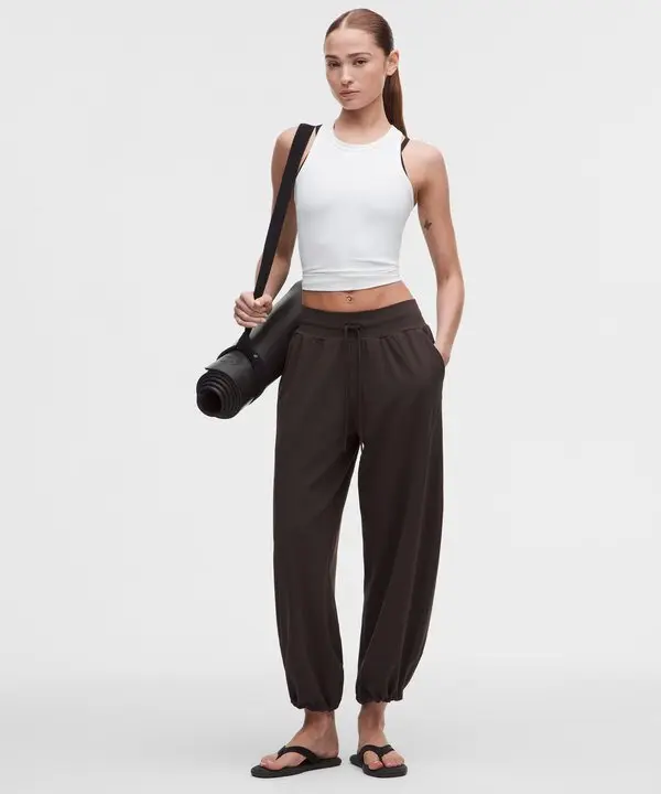 Lululemon Groove Low-rise Relaxed Cinch Pant - Mahogany Muse