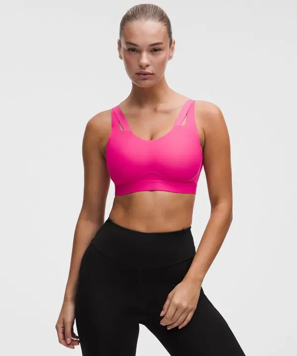 Lululemon Levitation Sports Bra - Flamingo Fun Tone